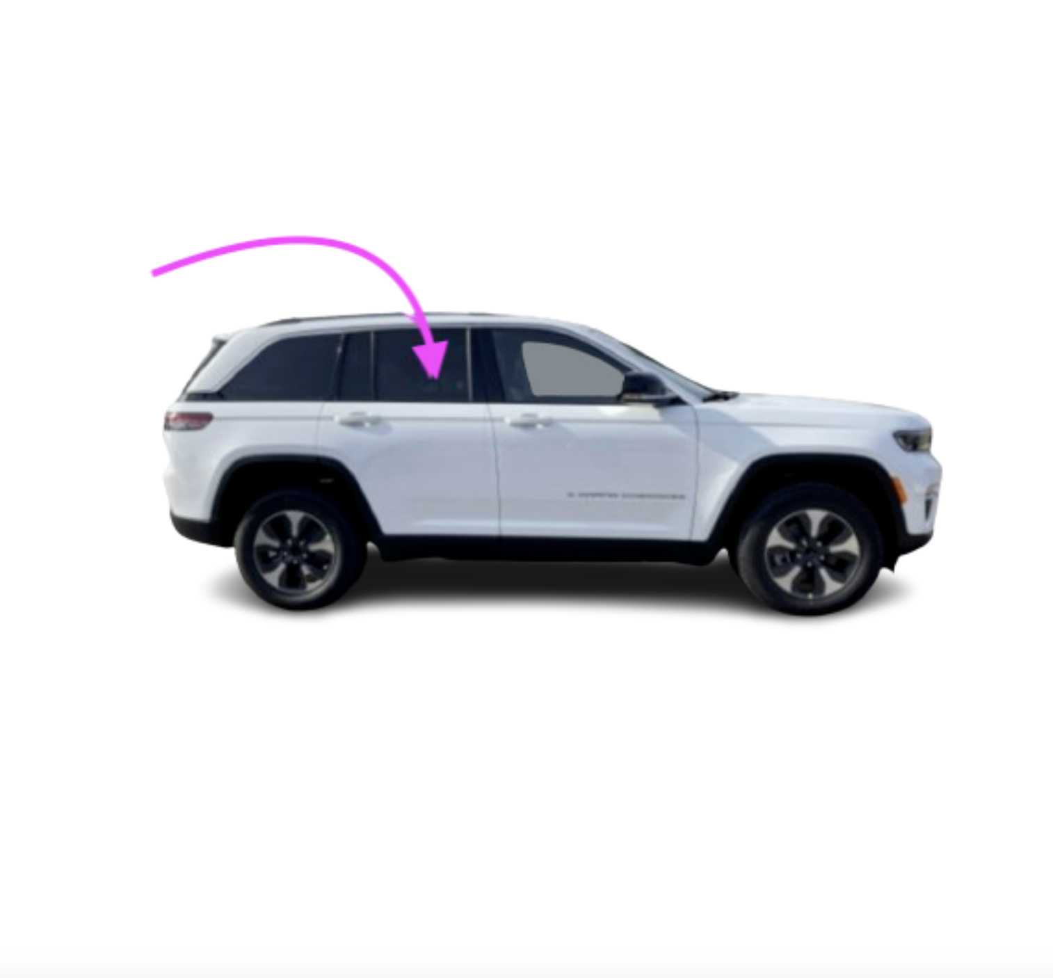 Fits: 2014-2023 Jeep Cherokee 4D SUV Passenger Rear Right Door Window ...