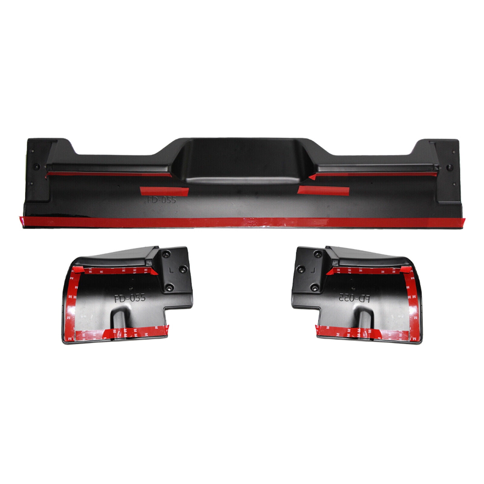 Fits 2017-2019 Ford F-250 F-350 F-450 Super Duty Matte Black Truck Cab ...