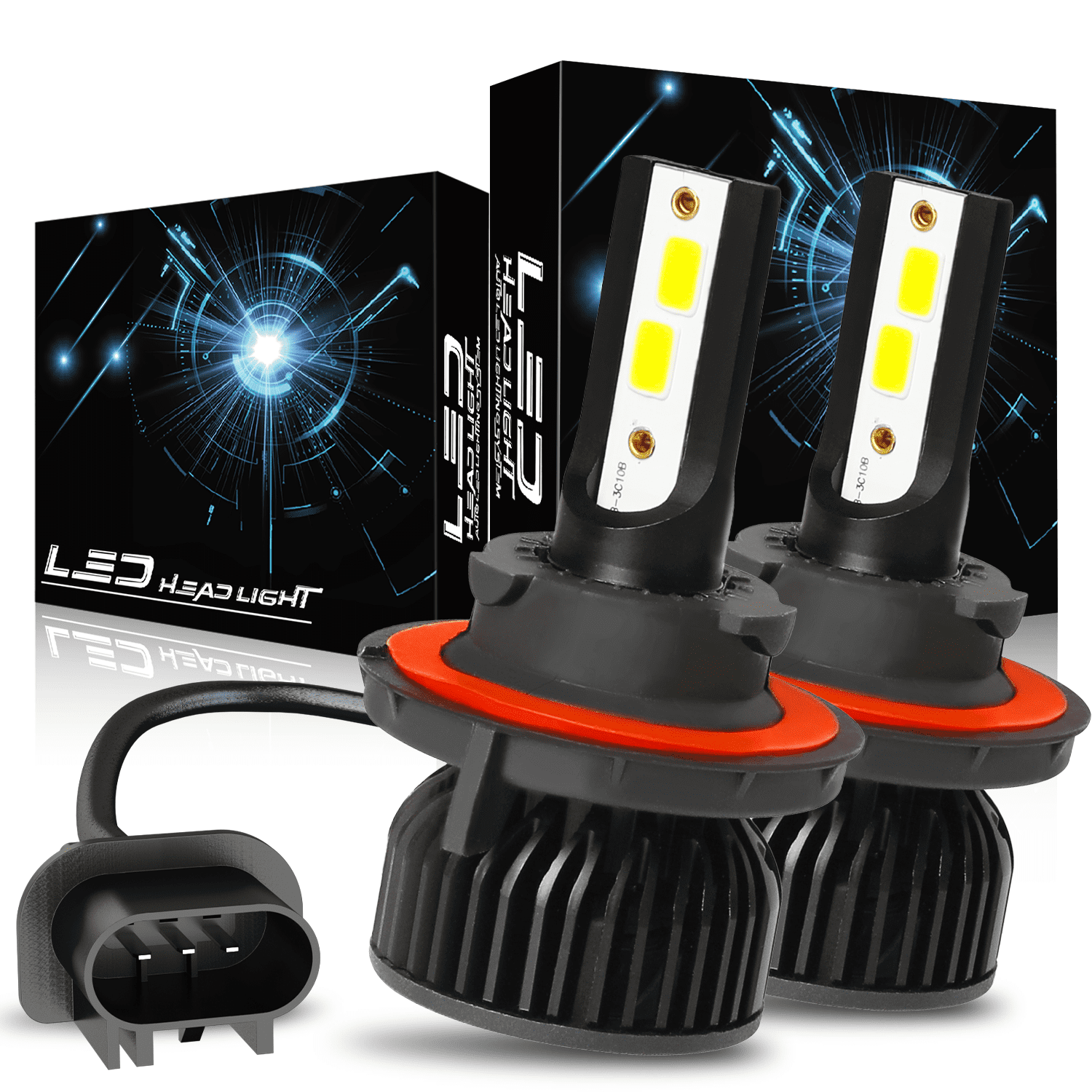 Fits 2020-2022 Jeep Gladiator LED Headlight Bulbs High Low Dual Beam ...