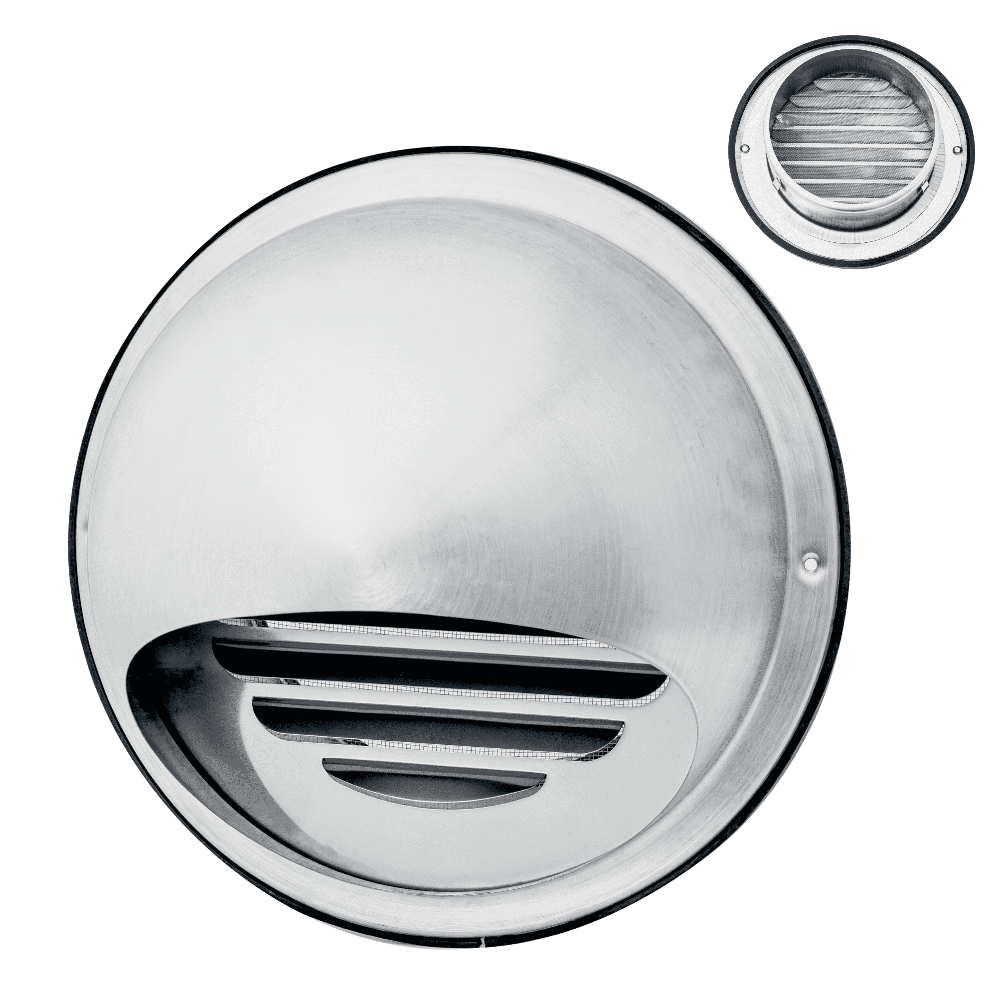 Fits 4" Neck Dryer Duct | Stainless Steel Round Exhaust Air Dryer Vent ...