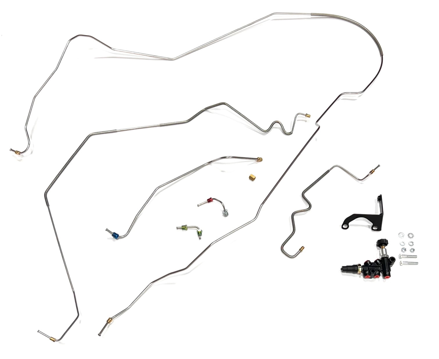 Fits 68-72 Chevelle/Malibu Hardtop. Brake line kit fits only power ...