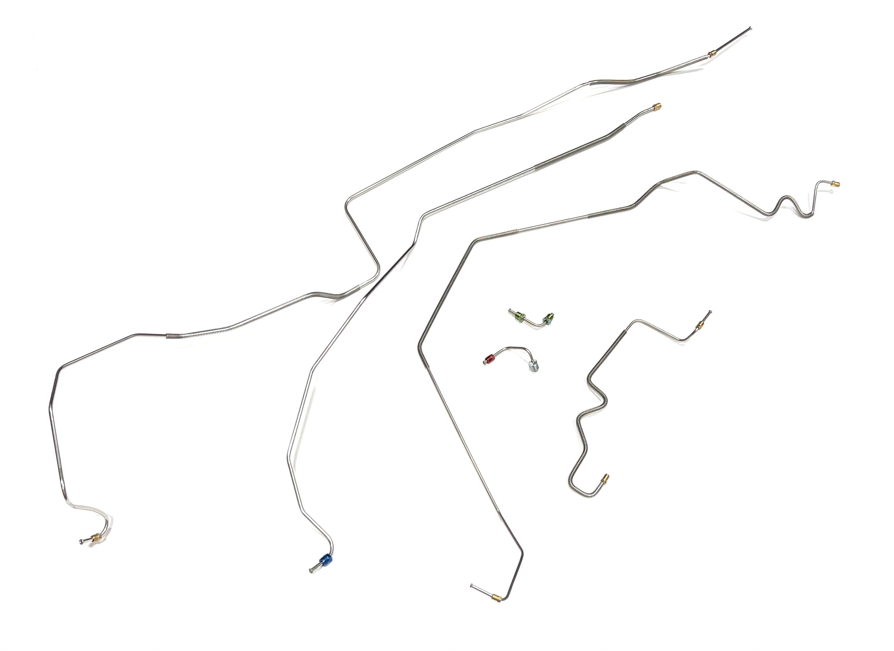 Fits 69 Camaro/Firebird. Brake line kit fits only power brakes with ...