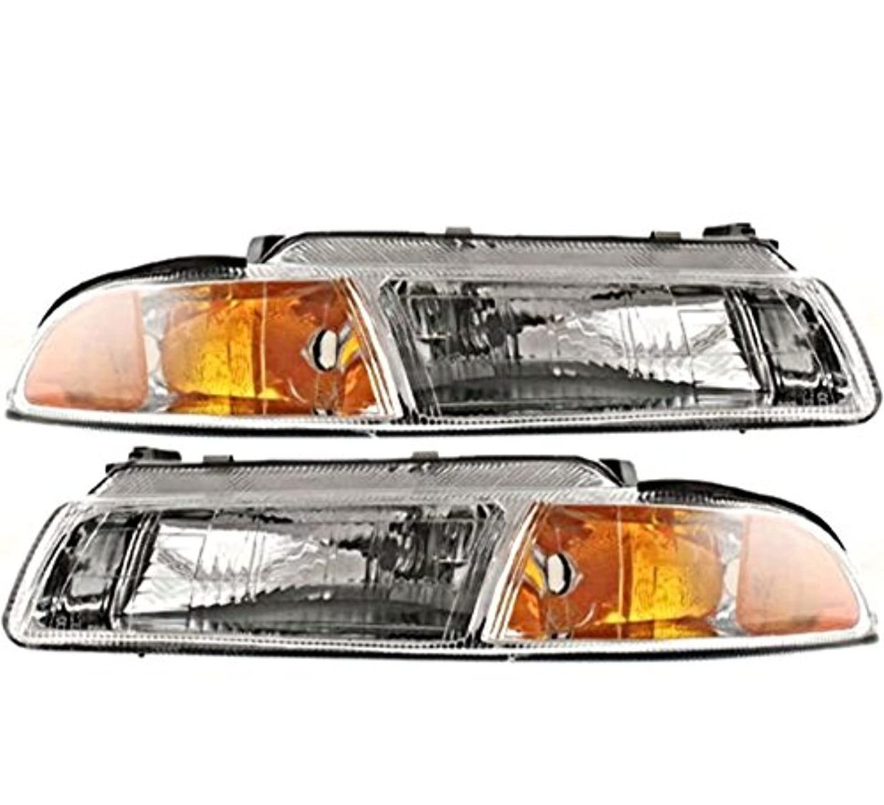 Fits 95-00 Stratus, Breeze, Cirrus L & R Headlamp w/Standard Beam ...