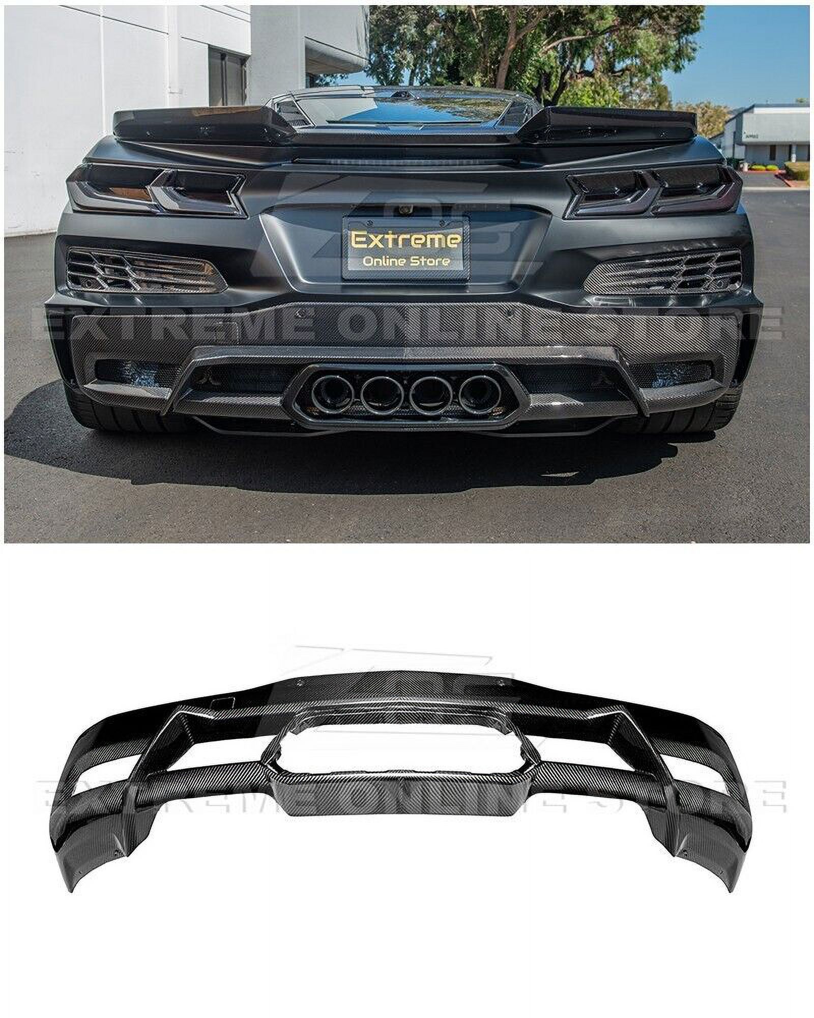 Fits ALL 2023-Present Chevrolet Corvette C8 Z06 Models | GM Factory Style CARBON FIBER ...