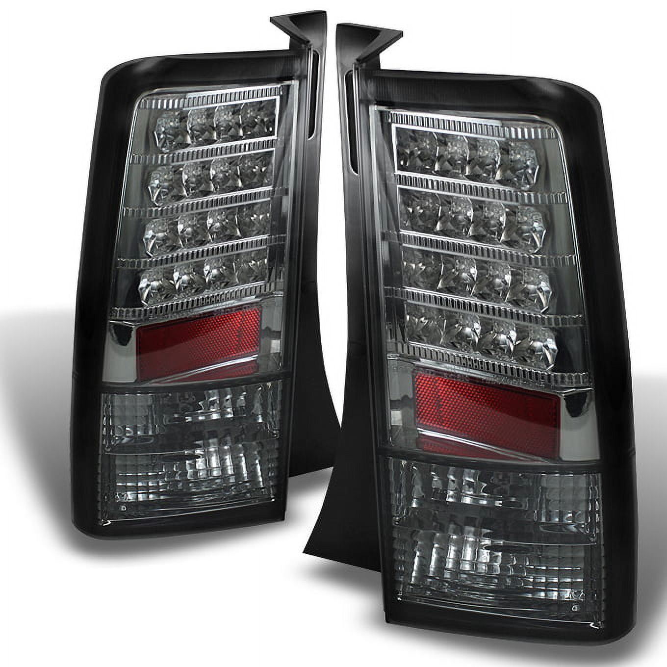 AKKON - For 03-07 Scion XB bB Black Bezel Rear V2 LED Tail Lights Brake ...
