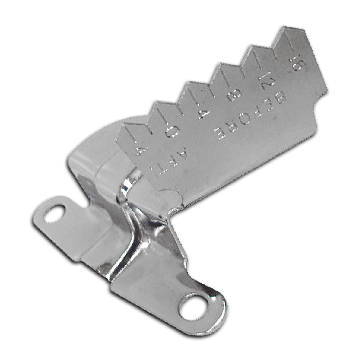 Fits Chevy BB 396 402 427 454 Steel Timing Tab 8" Balancer Chrome ...