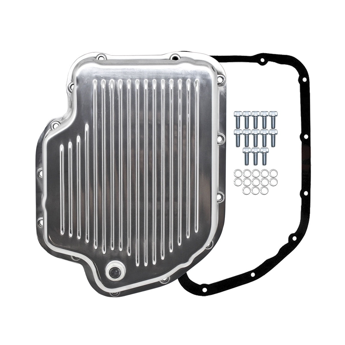 Fits Chevy GM Turbo 400 TH400 Aluminum Transmission Pan Kit Polished ...
