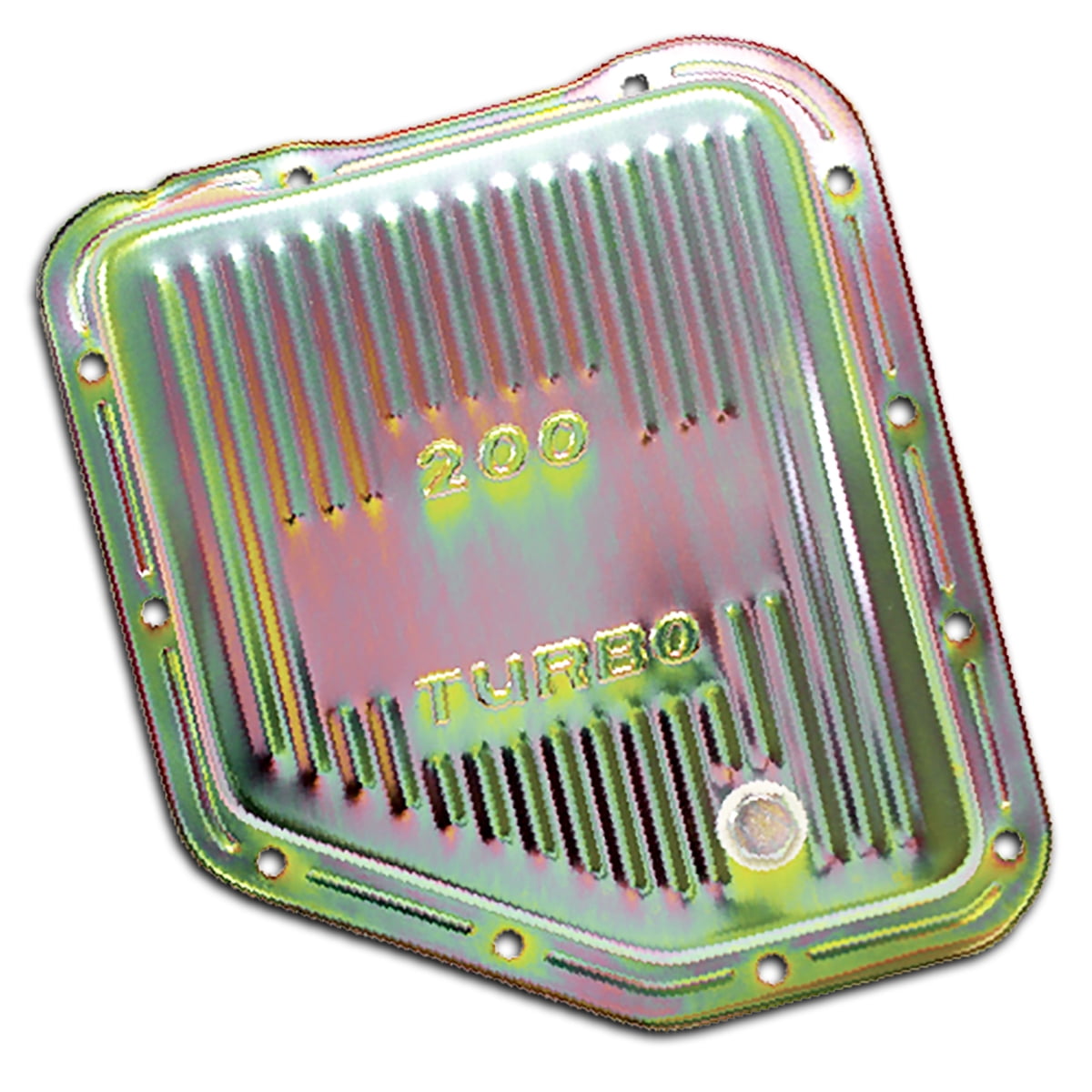 Fits Chevy GM Turbo Th-200 Steel Transmission Pan Zinc With Drain Plug ...