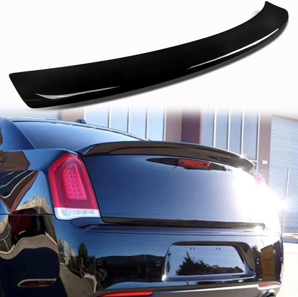 Fits for 2011-2023 Chrysler 300 300C Glossy Black Style Lip Spoiler ...