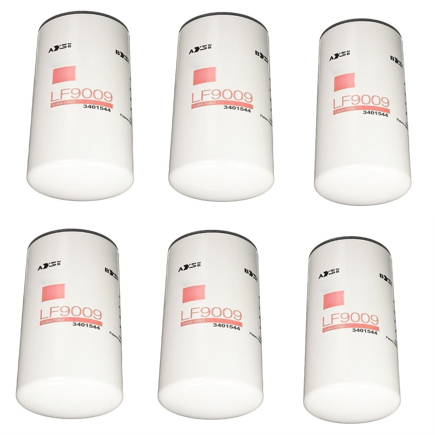 Fits For Cummins Oil Filter LF9009 3401544 *(PACK OF 6)* - Walmart.com