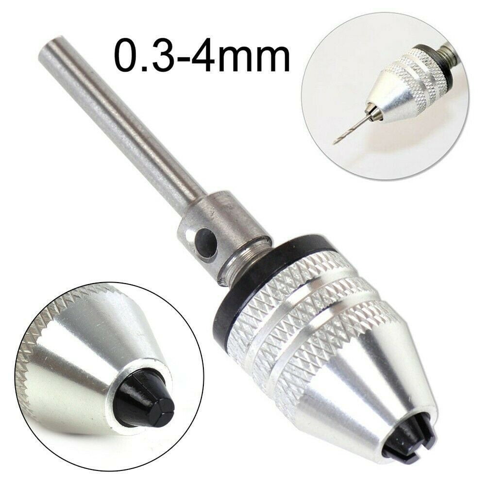 Fits For Rotary Tool Mini 0.3-3.4mm Keyless Drill Bit Chuck Adapter ...