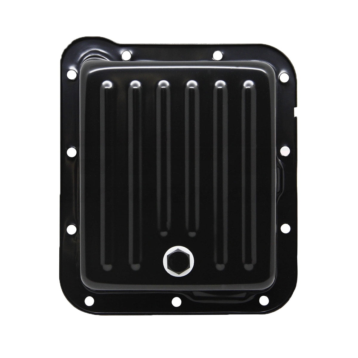 Fits C4 Steel Transmission Pan (Case Fill Style) Black Includes Drain ...