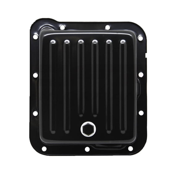 Fits C4 Steel Transmission Pan (Case Fill Style) Black Includes Drain ...