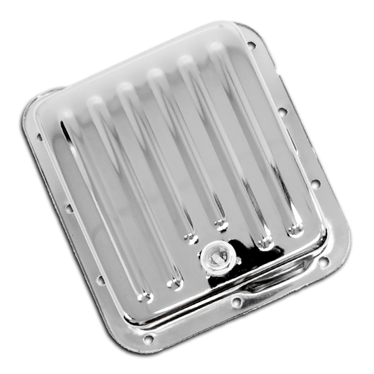 Fits Ford C4 Steel Transmission Pan (Case Fill Style) Chrome Includes ...