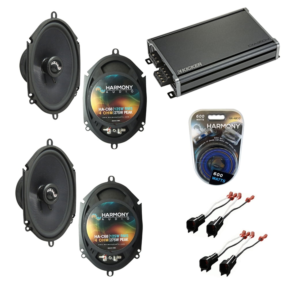 Fits Ford Excursion 2000-2005 Factory Speakers Upgrade Harmony (2) C68 ...
