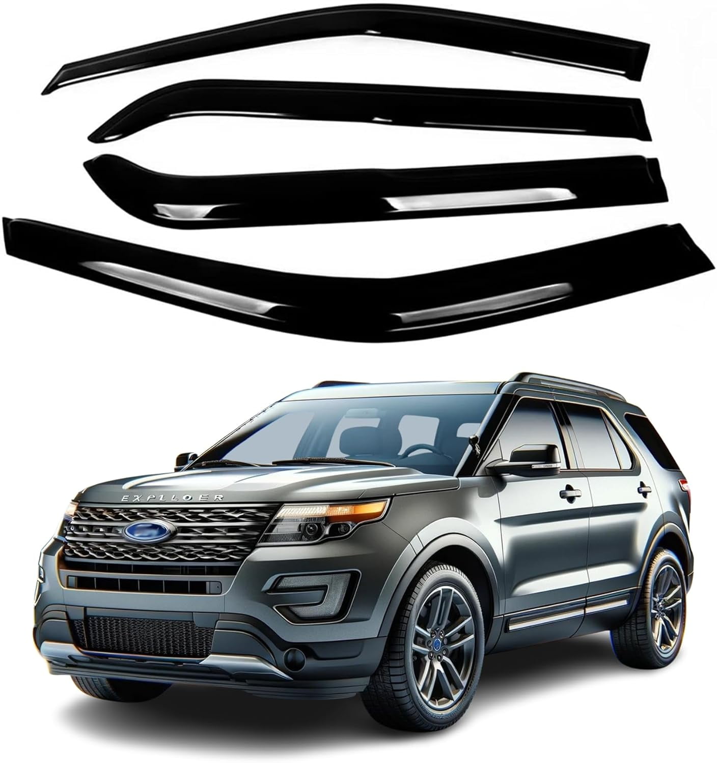 Fits Ford Explorer 2011 2012 2013 2014 2015 2016 2017 2018 2019 Acrylic ...
