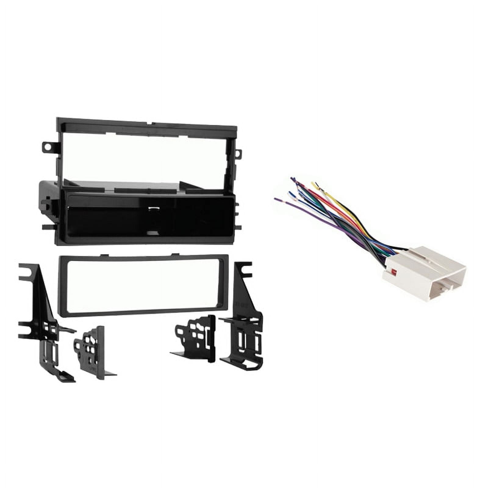 Stereo Harness Radio Install Dash Kit for Ford F-150 2004-2006 With Single DIN & Installation ...
