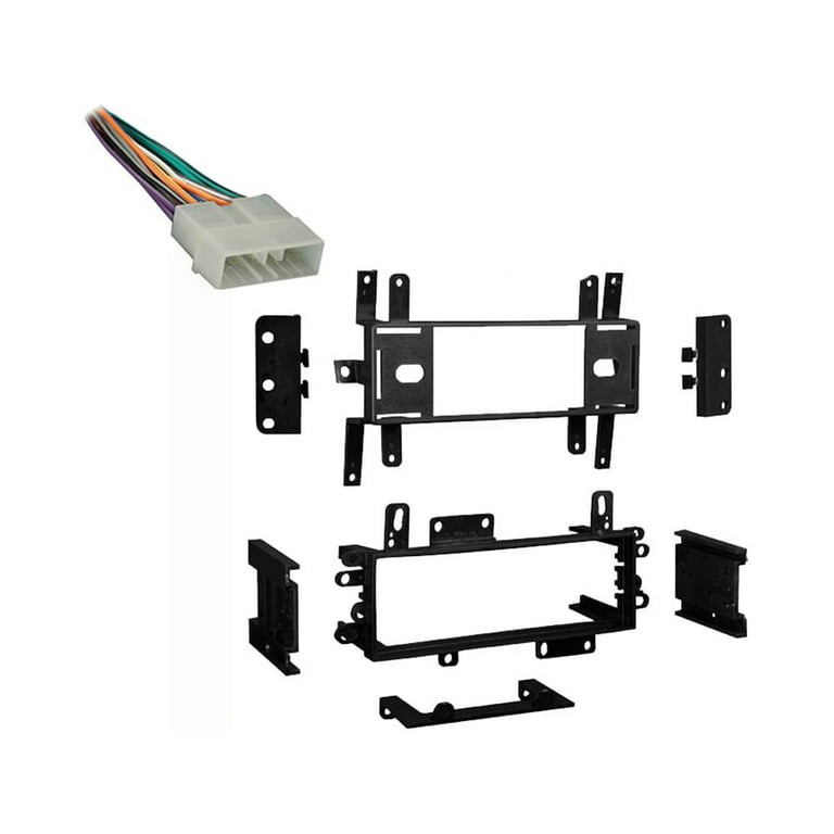 Fits Ford Mustang 1994 1998 Single DIN Stereo Harness Radio Install Dash Kit