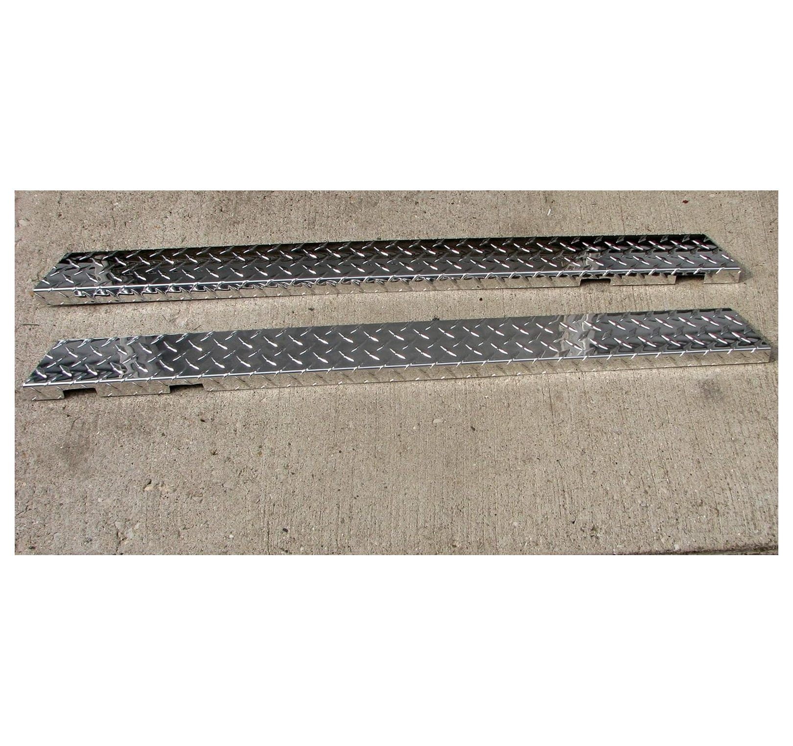 Fits G2 and G9 Side Rocker Panels Covers - Silver Aluminum, Polished ...