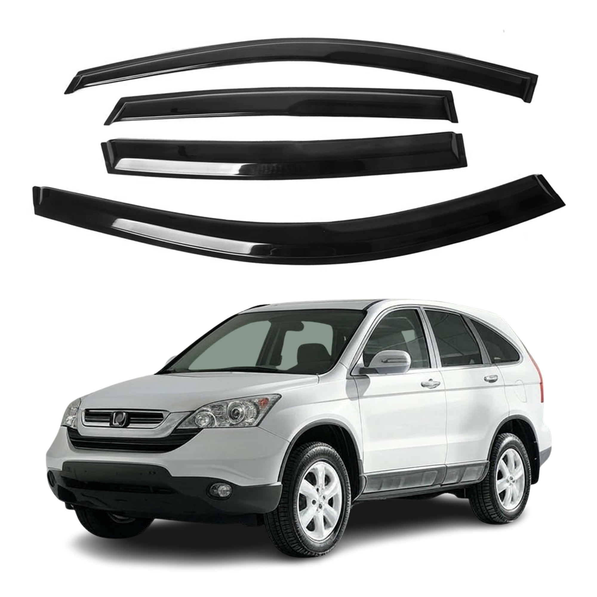 Fits Honda CR-V 2007-2011 Acrylic Window Visor Sun Rain Deflector Guard ...