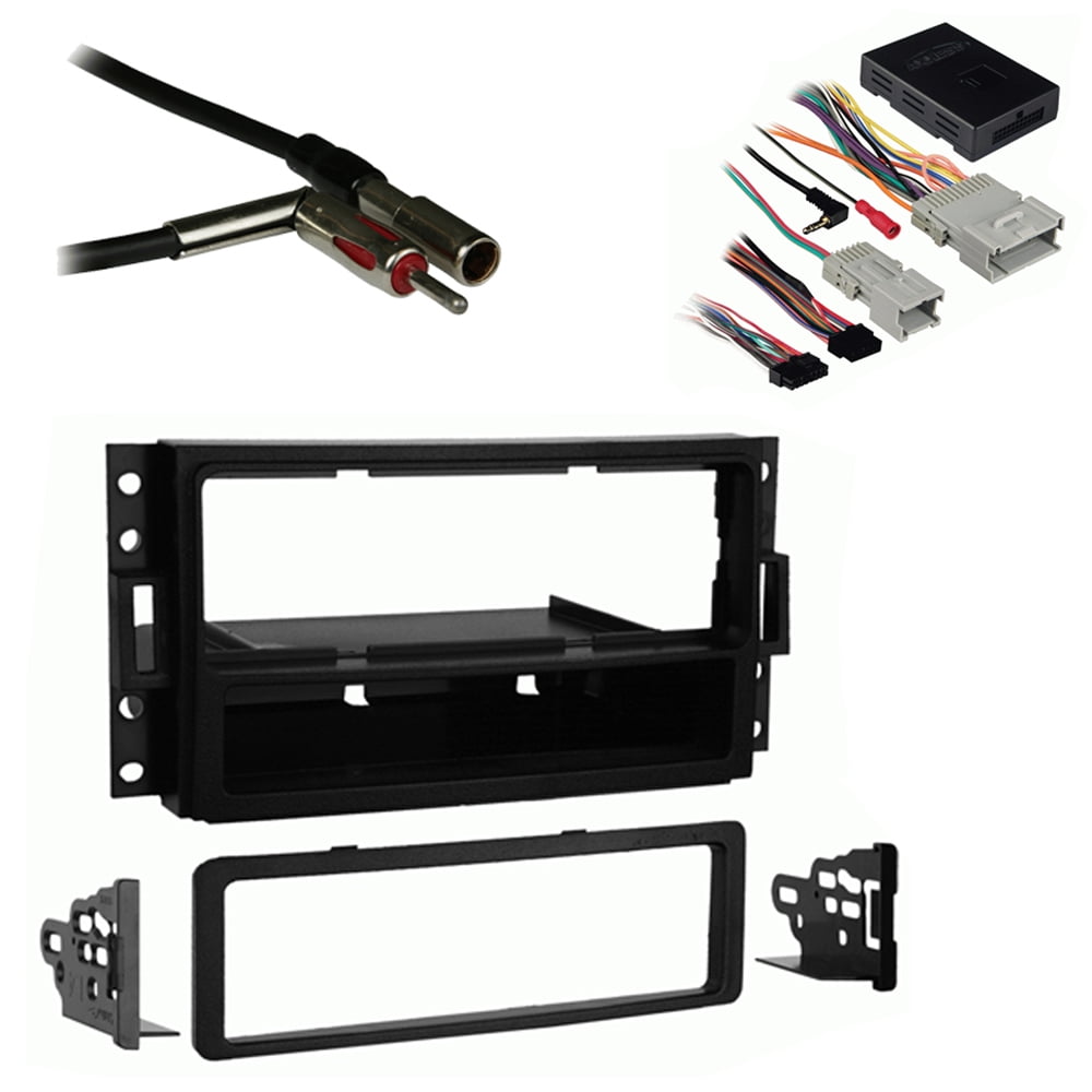 Fits Hummer H3 2006-2010 Single DIN Aftermarket Harness Radio Install ...
