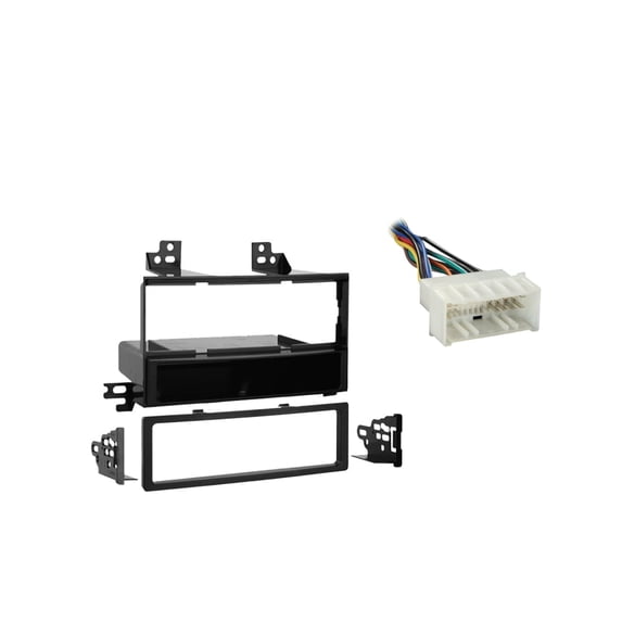Hyundai Accent 2009-2011 Single DIN Harness Radio Install Dash Kit, Kia ...