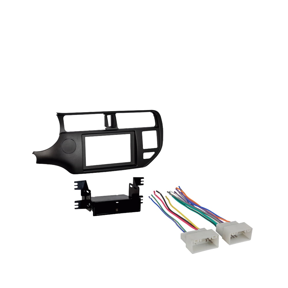 Fits Kia Rio/Rio 5 2012-2015 Single DIN Stereo Harness Radio Install ...
