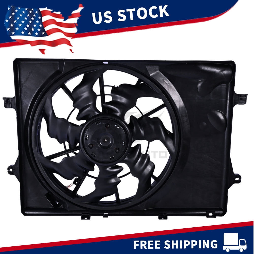 Radiator Cooling Fan Assembly For Kia Sportage Hyundai Tucson 2022-2024 ...