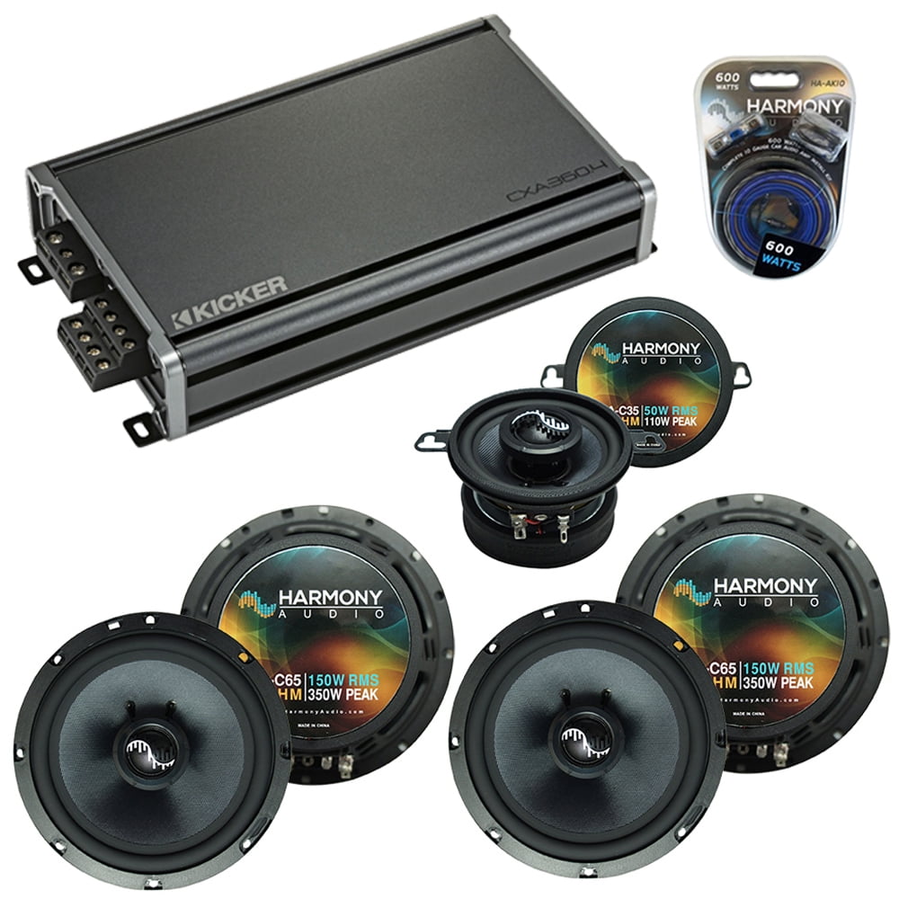 Fits Lexus RX350/400H 07-09 OEM Speakers Upgrade Harmony (2) C65 C35 & CXA360.4 - Walmart.com