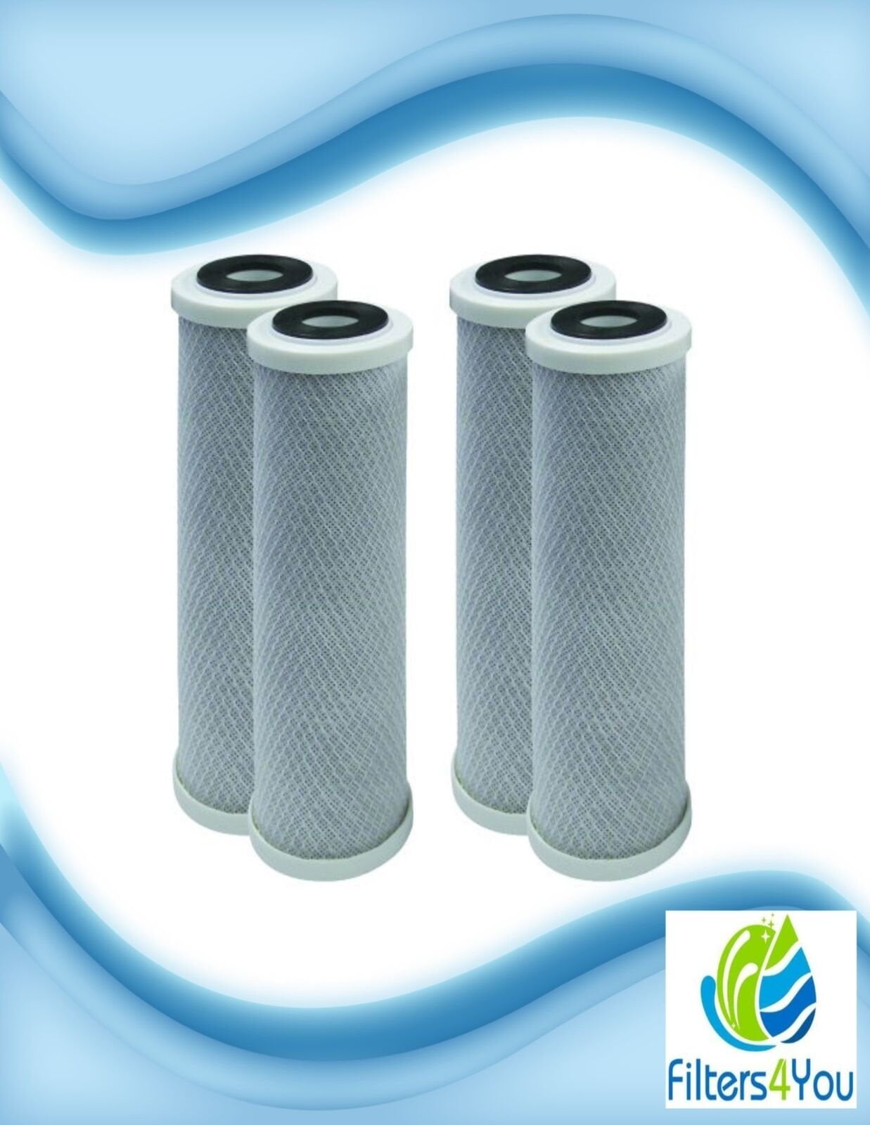 Fits Pentek ChlorPlus 10 Carbon Block Filter Cartridges, 10" x 2-1/2 ...