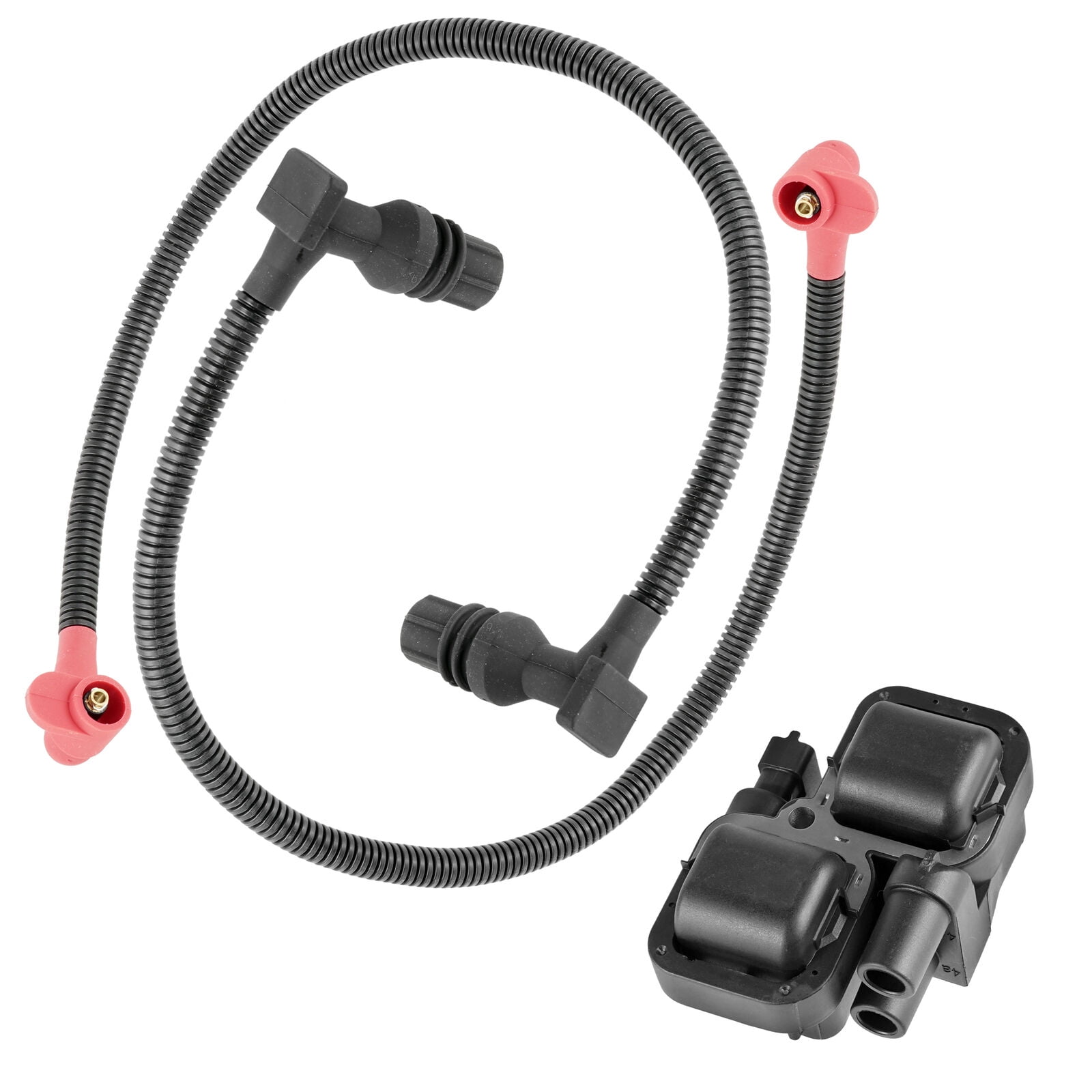 Fits Polaris Ranger XP 800 Ignition Coil w/ Spark Plug Wire 52, 59.3 cm ...