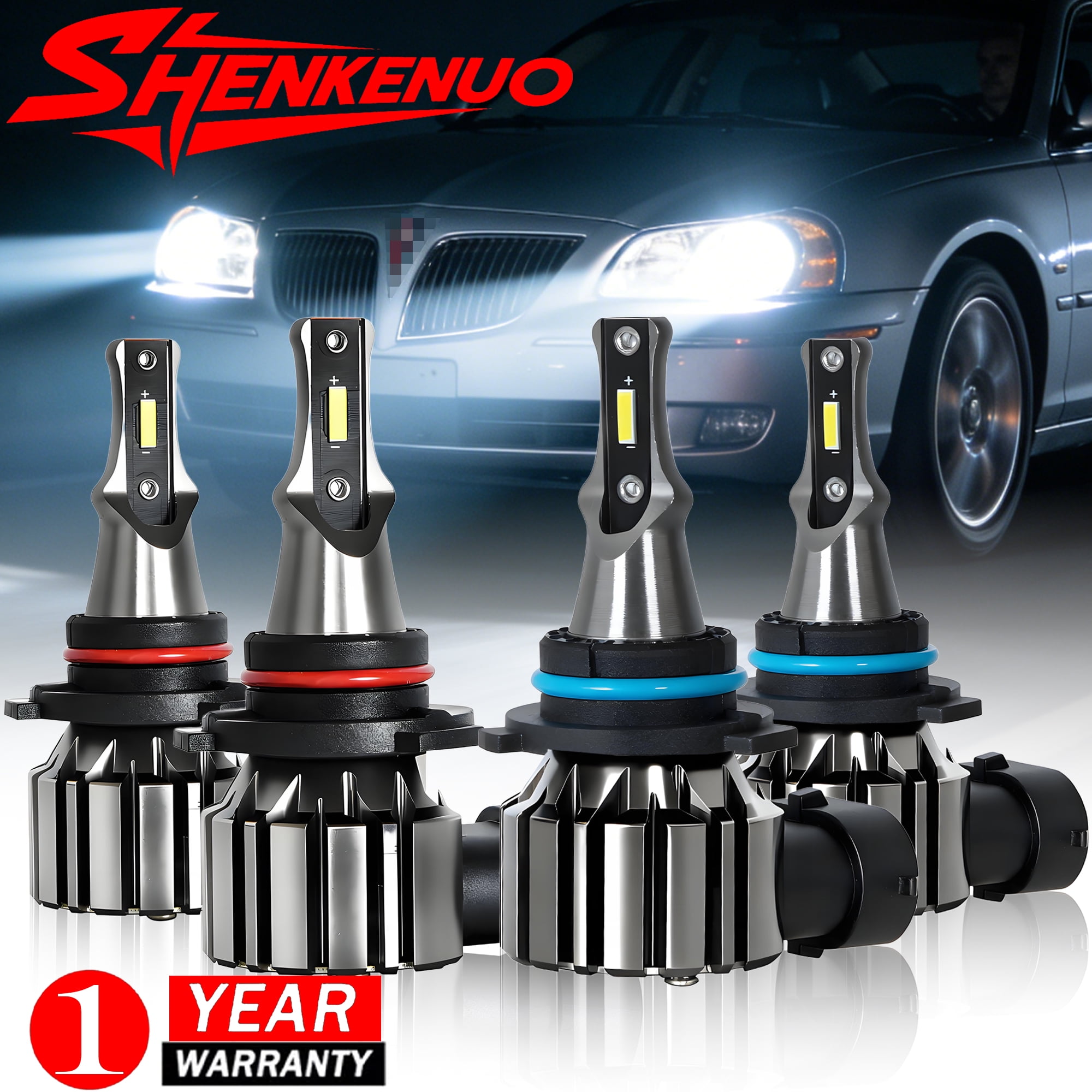 Fits Pontiac Grand Prix GXP 5.3L 2005-2008 LED Headlight Bulbs High/Low ...