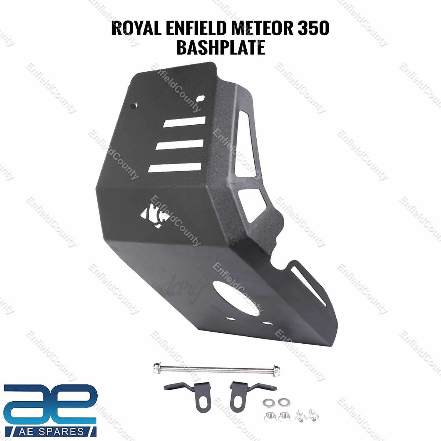 Fits Royal Enfield Meteor 350cc Engine Protector Guard Bash Plate Steel ...