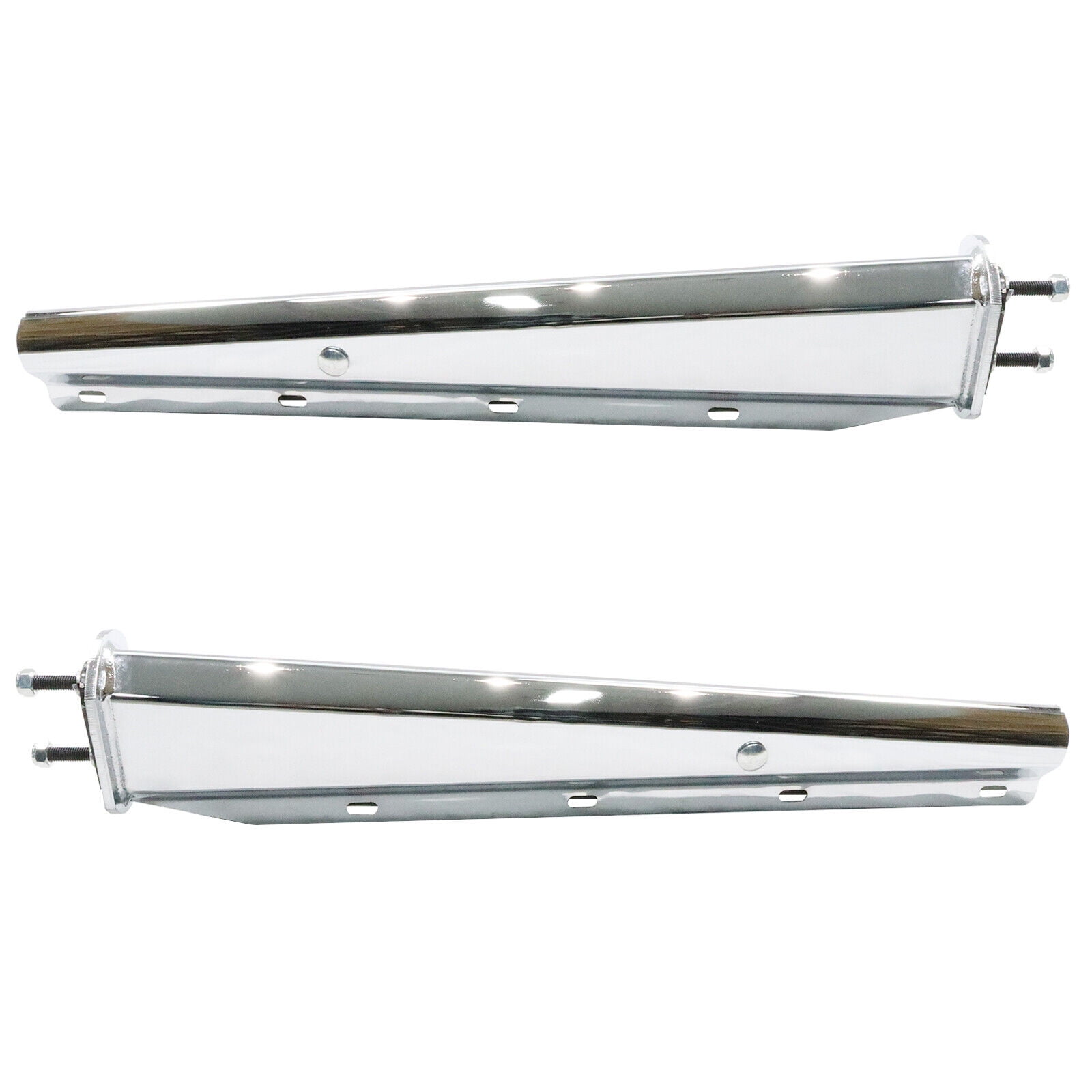 STILEALUS Semi Truck Chrome Mud Flap Hanger Set, 30 Inch, Spring Loaded ...
