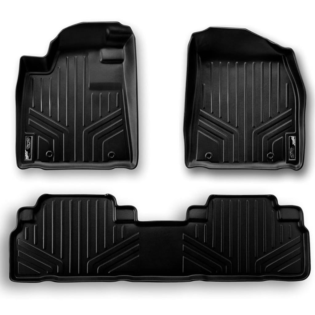 Fits SmartLINER Custom Fit Floor Mats 2 Row Liner Set Black for 2019 ...