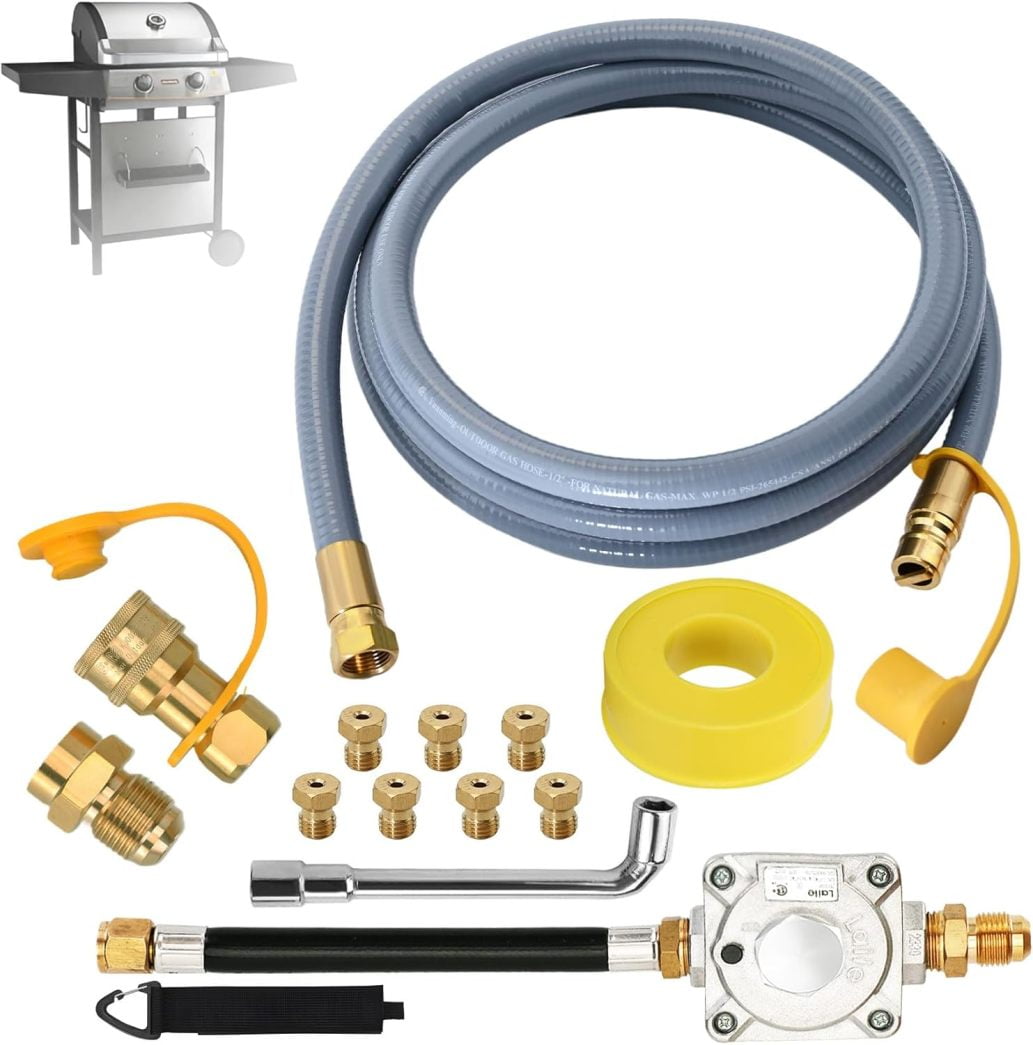 Fits for Weber Propane to Natural Gas Conversion Kit,15FT Propane to ...