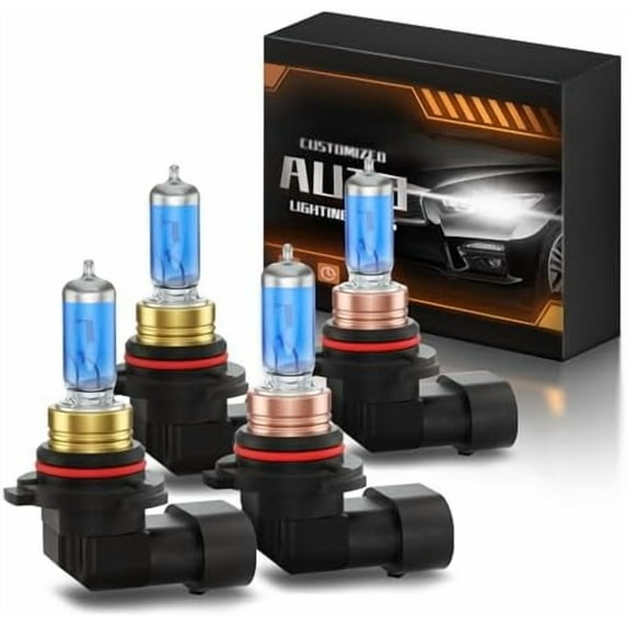 Fits for 1999-2006 Chevy Tahoe/Suburban Halogen Headlight Bulbs Combo ...