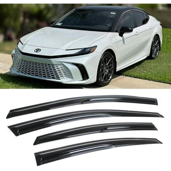 Fits for 2025 Toyota Camry Kamuri JDM 3D Wavy Mugen Style Window Visor ...