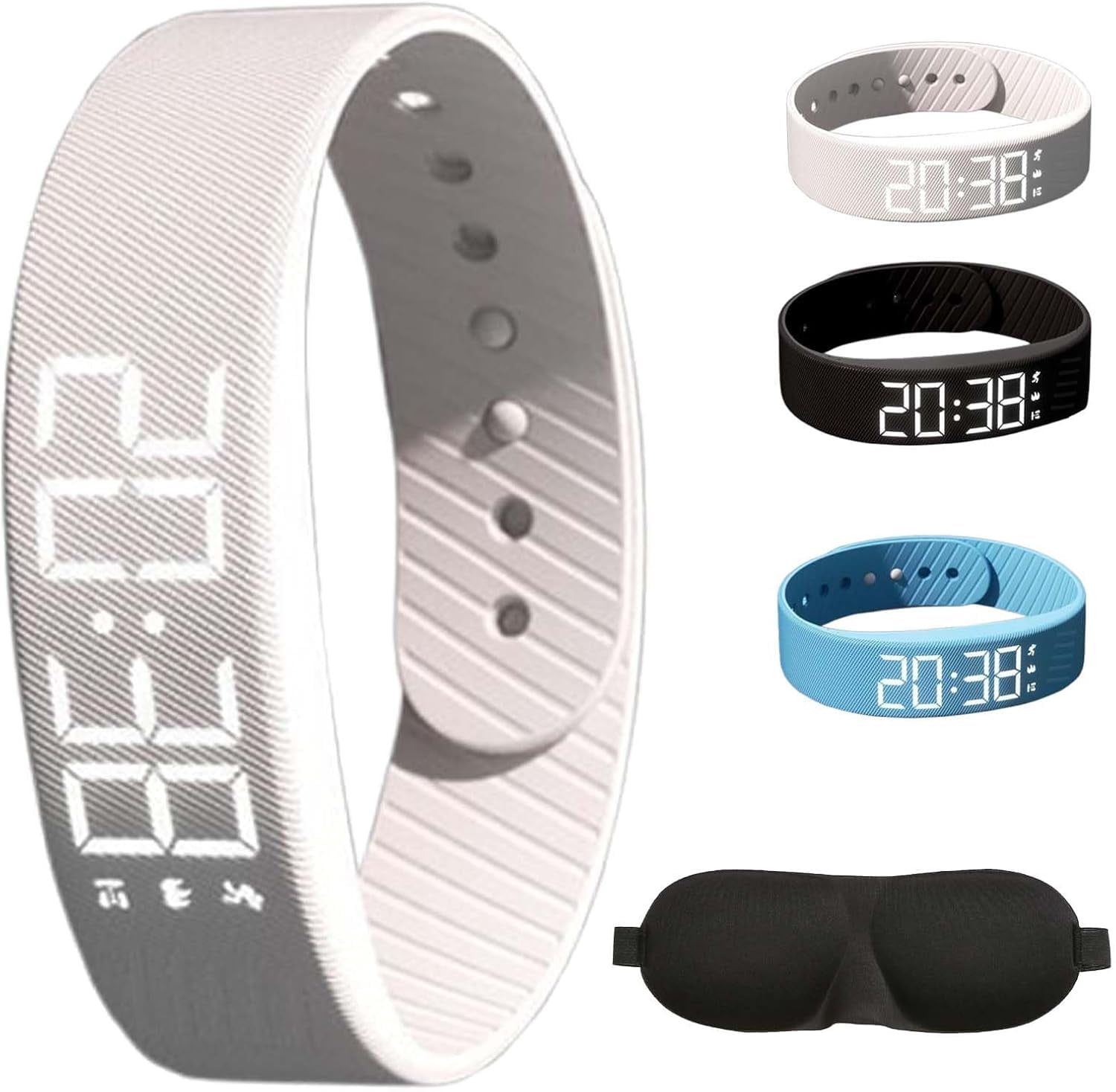Fitsleeps Alarm Clock Watch - Fitsleeps Wake Up Alarm, 2025 Silent ...