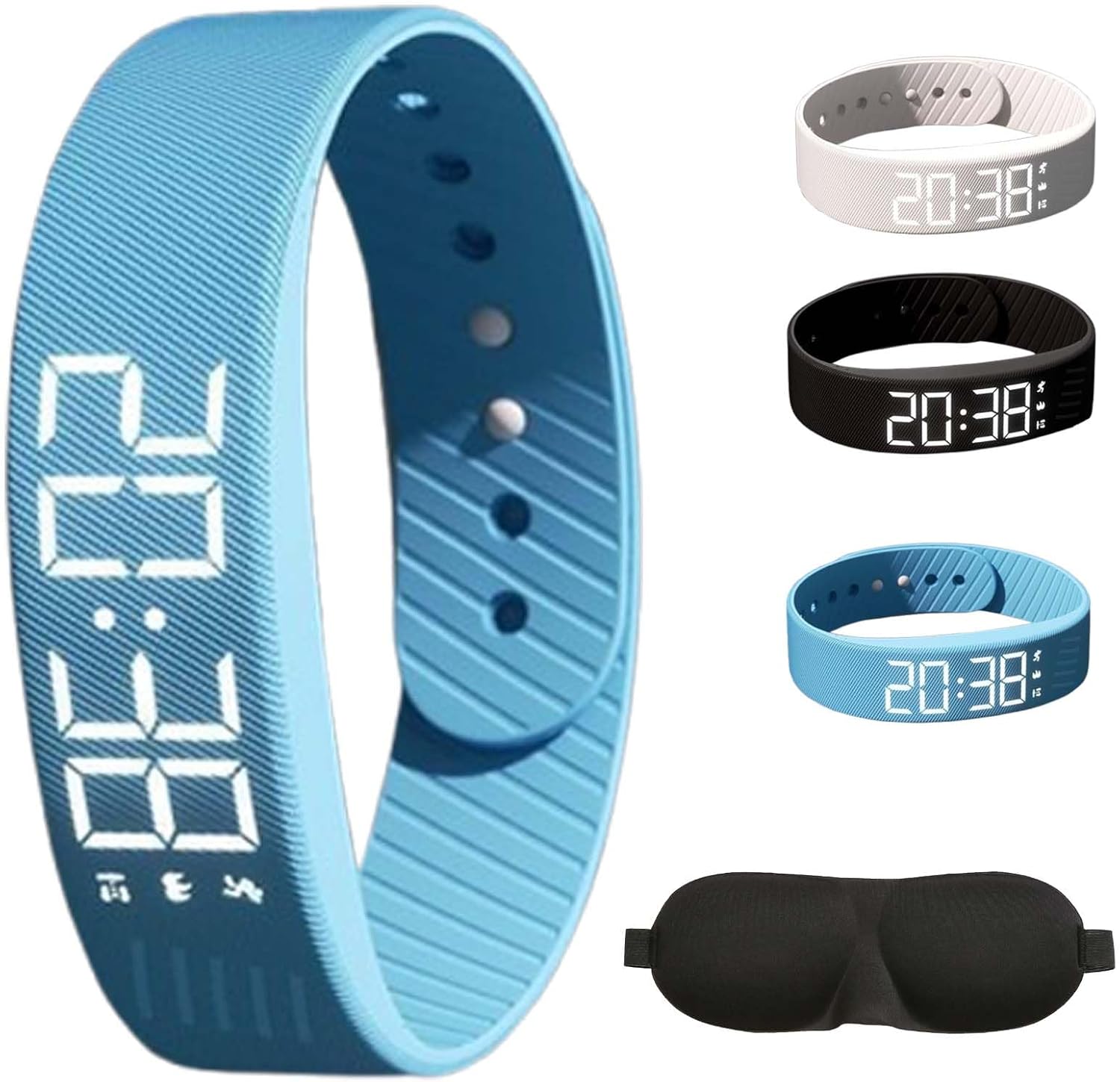 Fitsleeps Alarm Clock Watch - Fitsleeps Wake Up Alarm, 2025 Silent ...