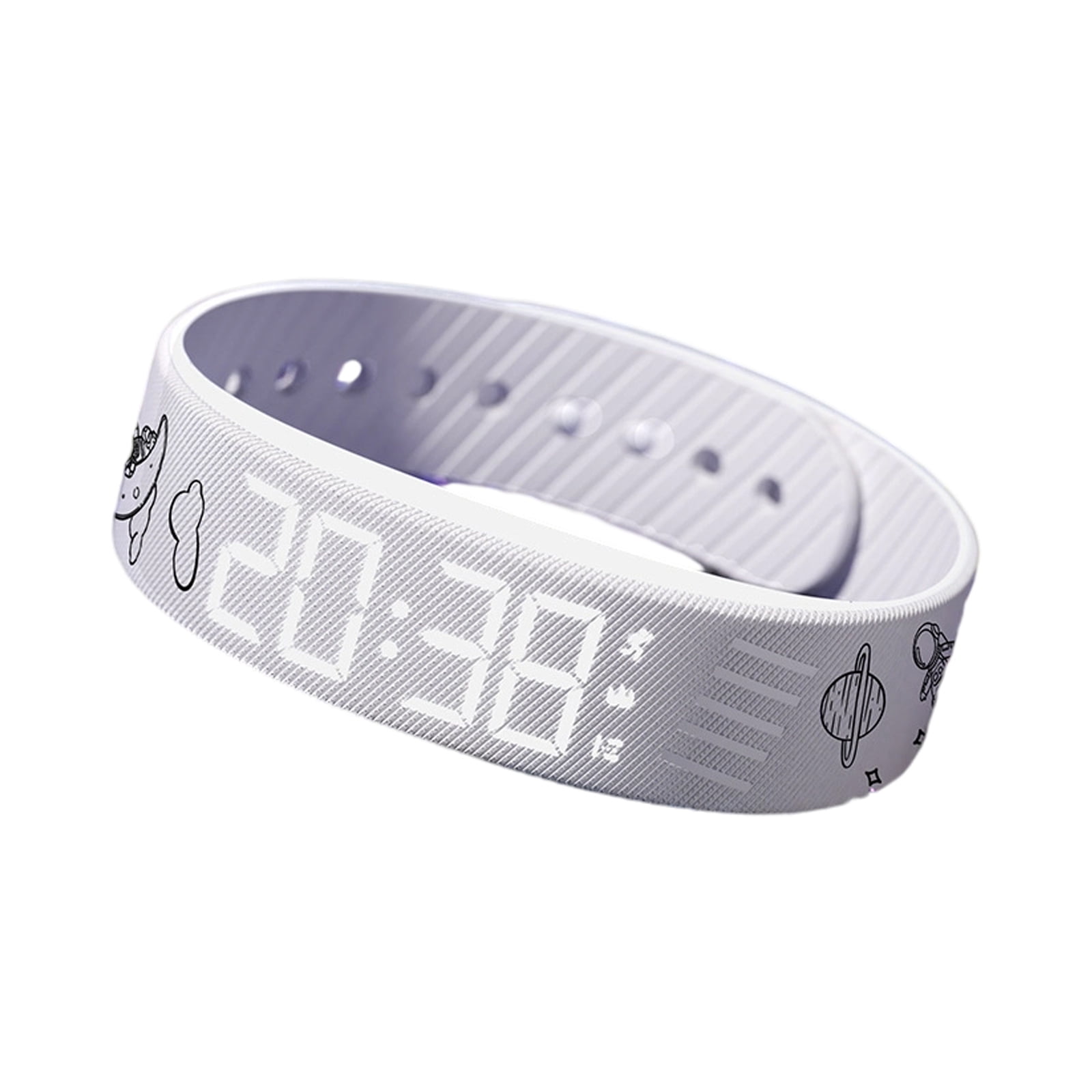 Fitsleeps Alarm Clock Watch, Wearable Quiet Vibrating Alarms Wristband ...