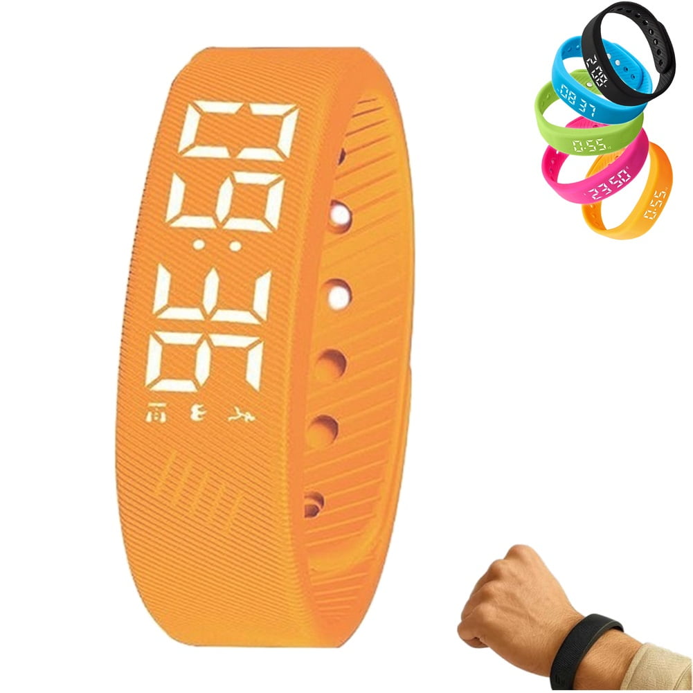 Fitsleeps Alarm Clock Watch, Wearable Silent Vibrating Alarms Wristband ...