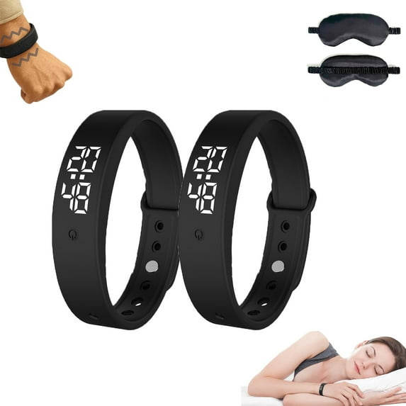 Fitsleeps Vibrating Alarm Clock Watch for Heavy Sleepers, Silent Wake ...