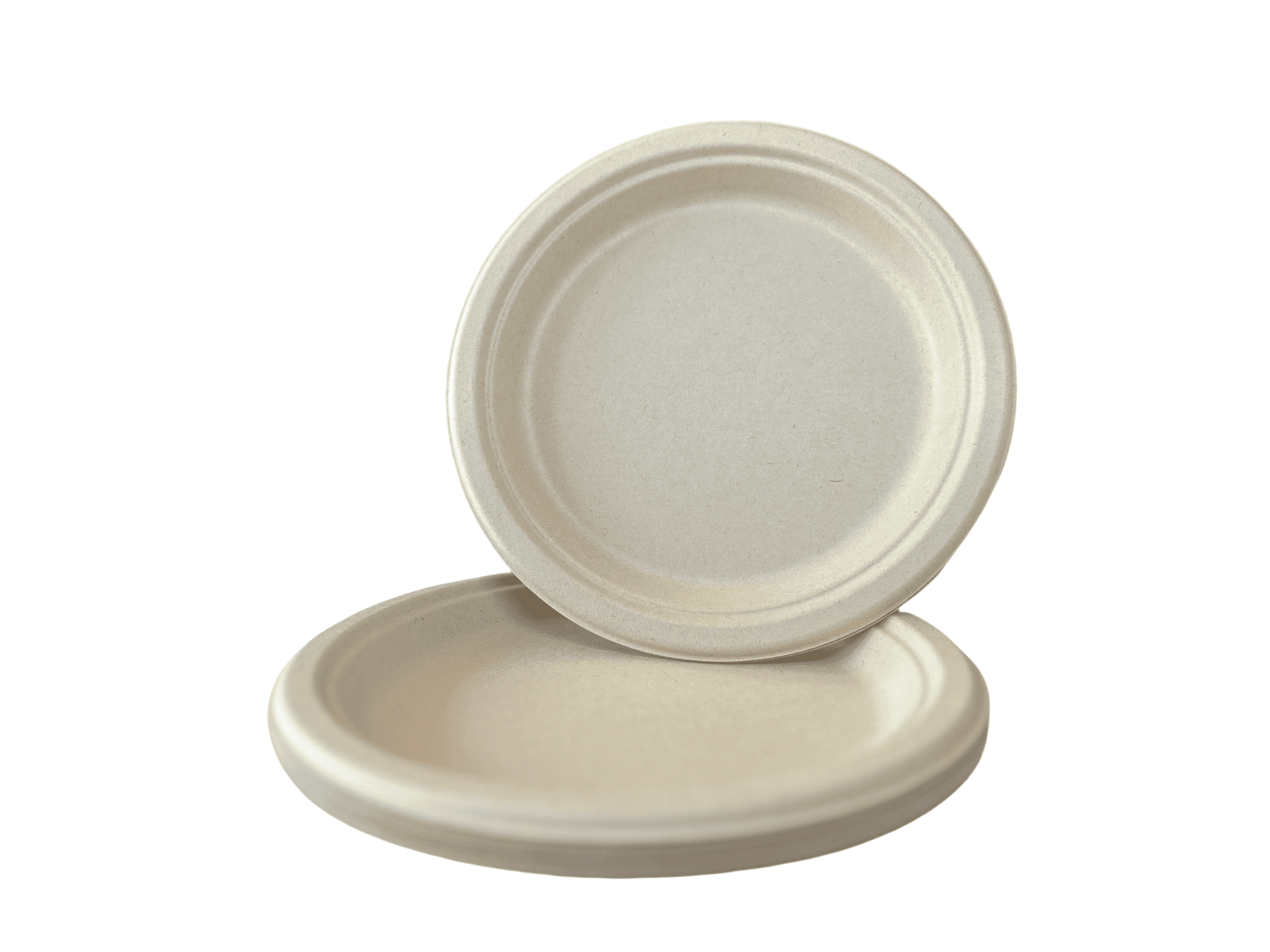 Fitsu 9"Inch Compostable Heavy Duty Disposable Plates 24pc,parchment ...