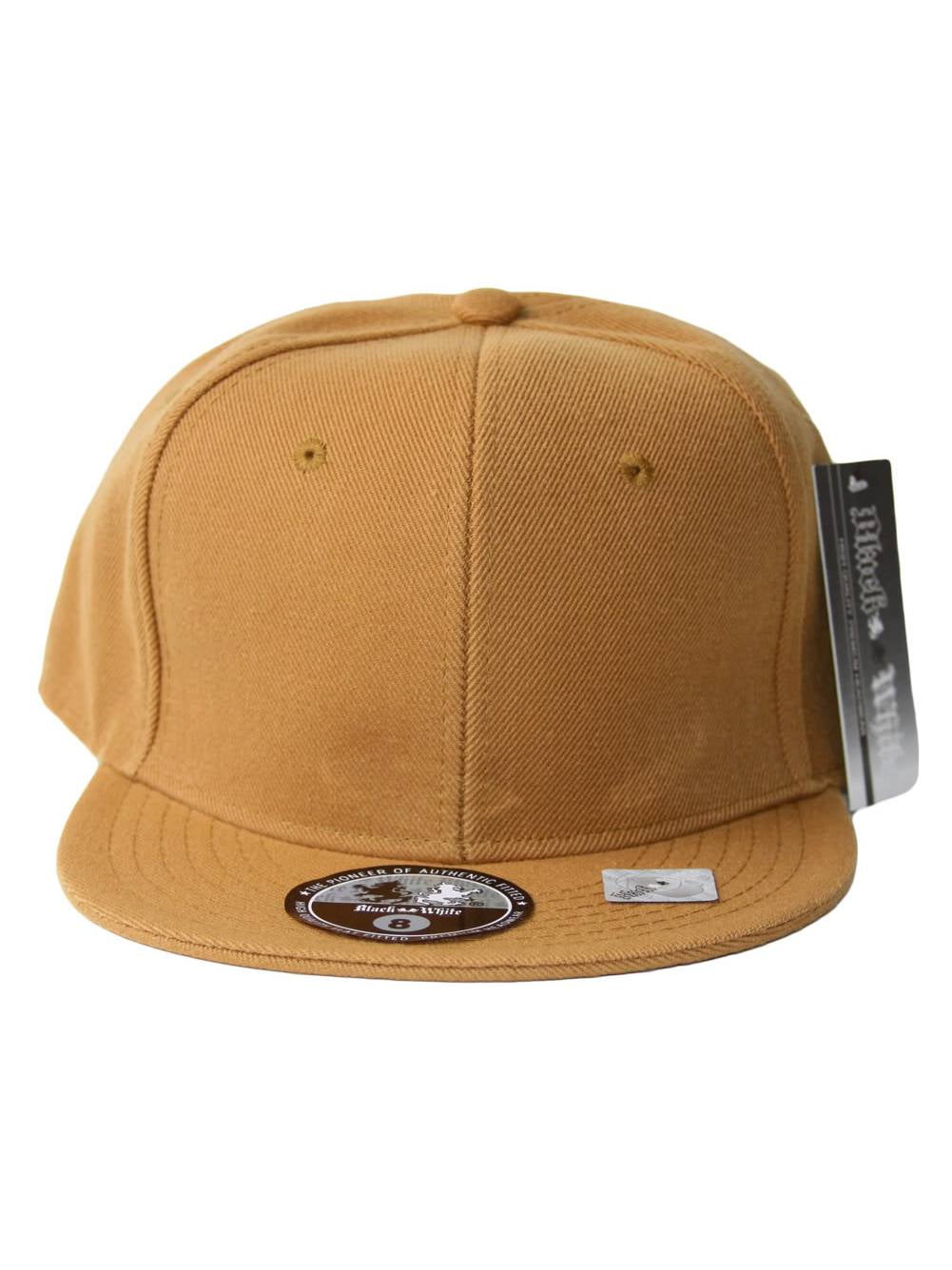 Fitted Acrylic Plain Style Light Brown Hat 7 - Walmart.com