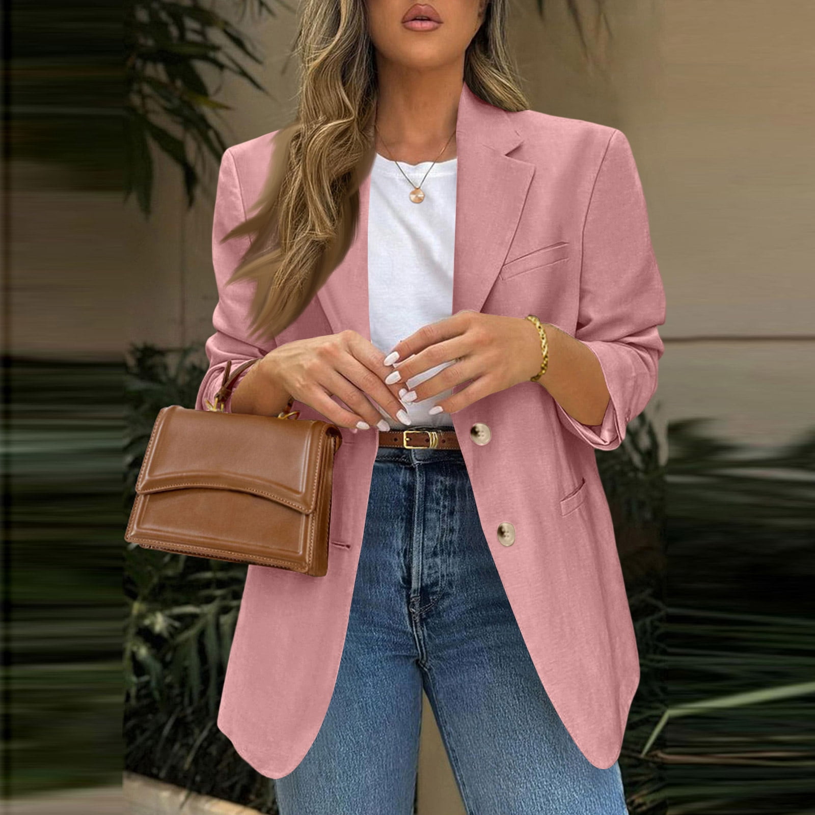 Fitted Blazers for Women Business Casual Outfits 2026 Spring Open Front ...