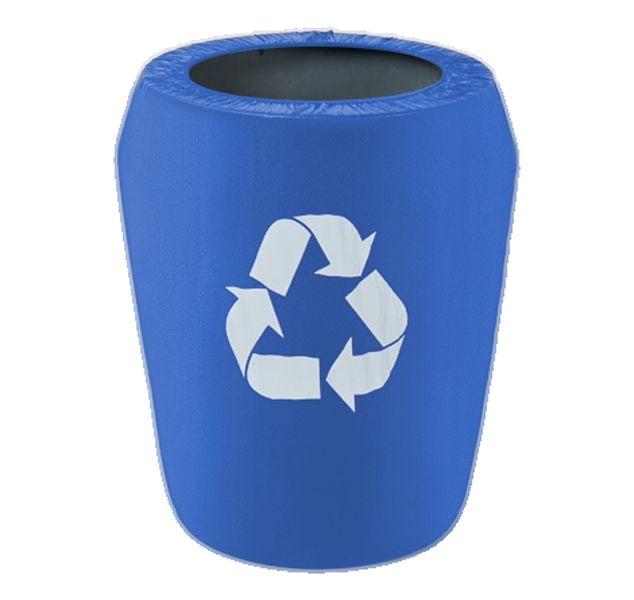 Fitted Kwik-Can Covers for 33 gal Drums, Recycle - Walmart.com