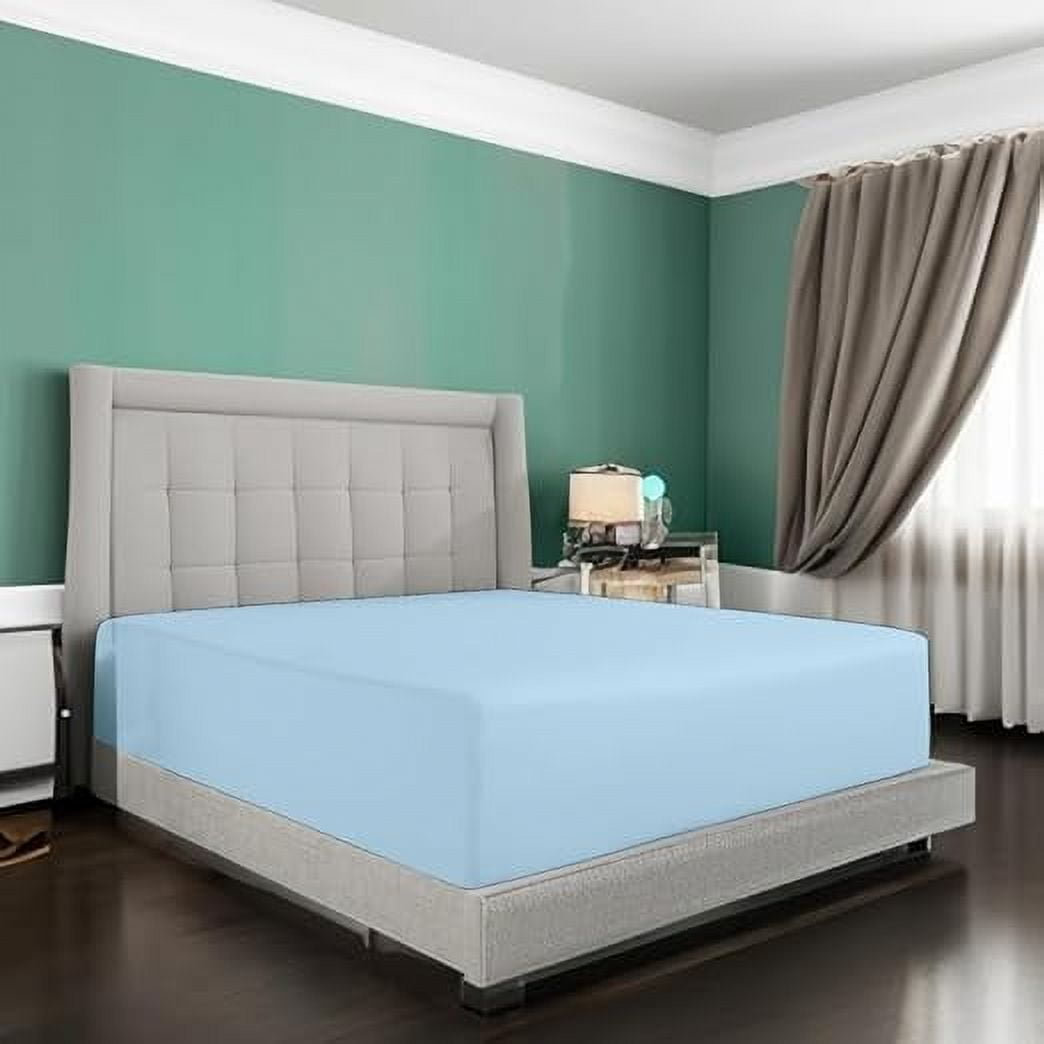 Fitted Sheet 1 Piece Only, 100% Egyptian Cotton, 400 Thread Count, 8 ...