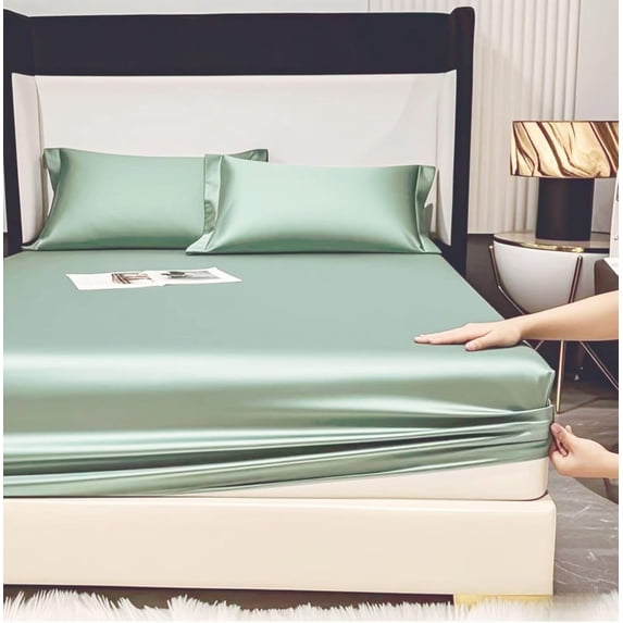 Fitted Sheet Full - Hotel Luxury Bottom Fitted Sheets Only - Fitted Bed ...