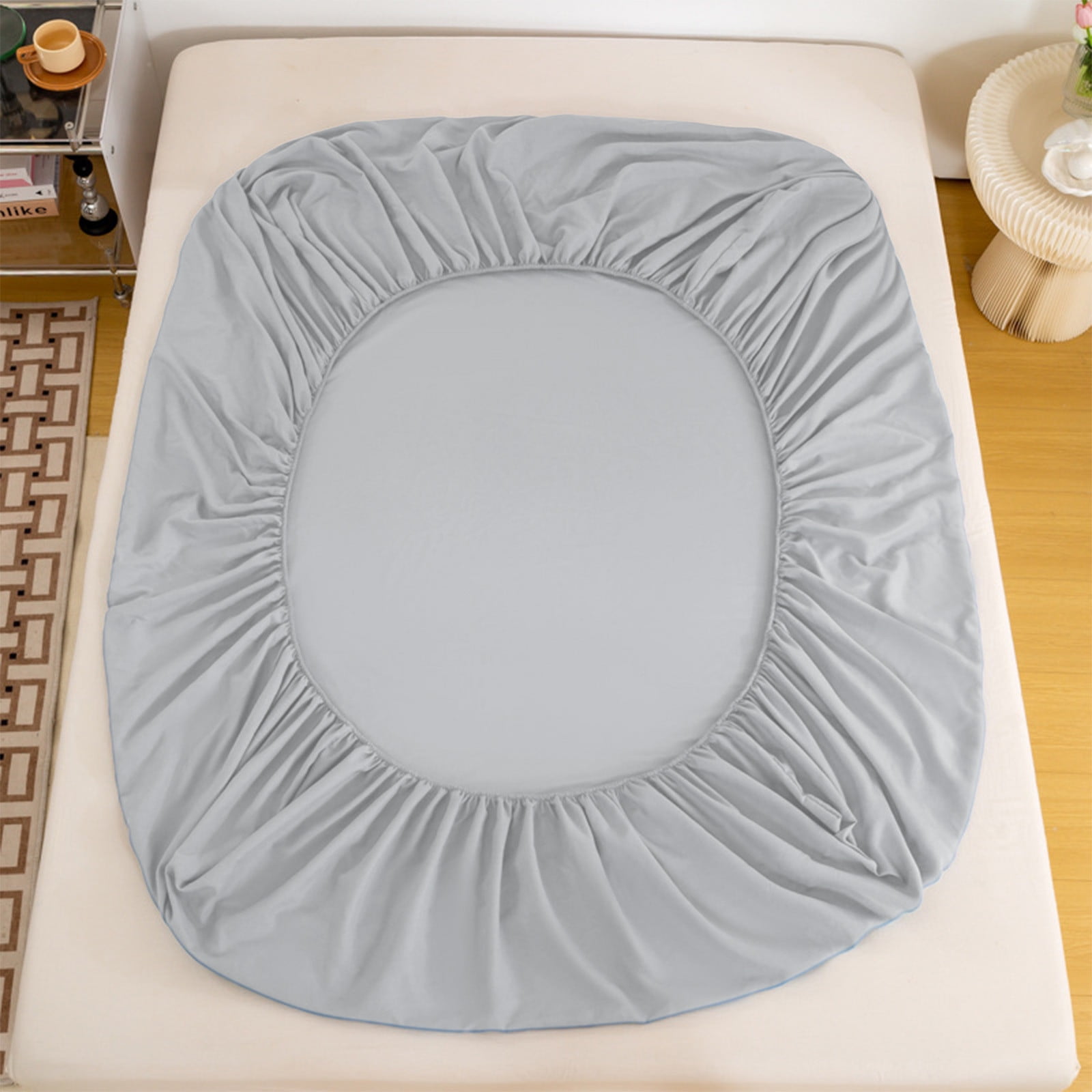 Fitted Sheet Mattress Cover, Non Slip Full Bed Cover, Mattress ...